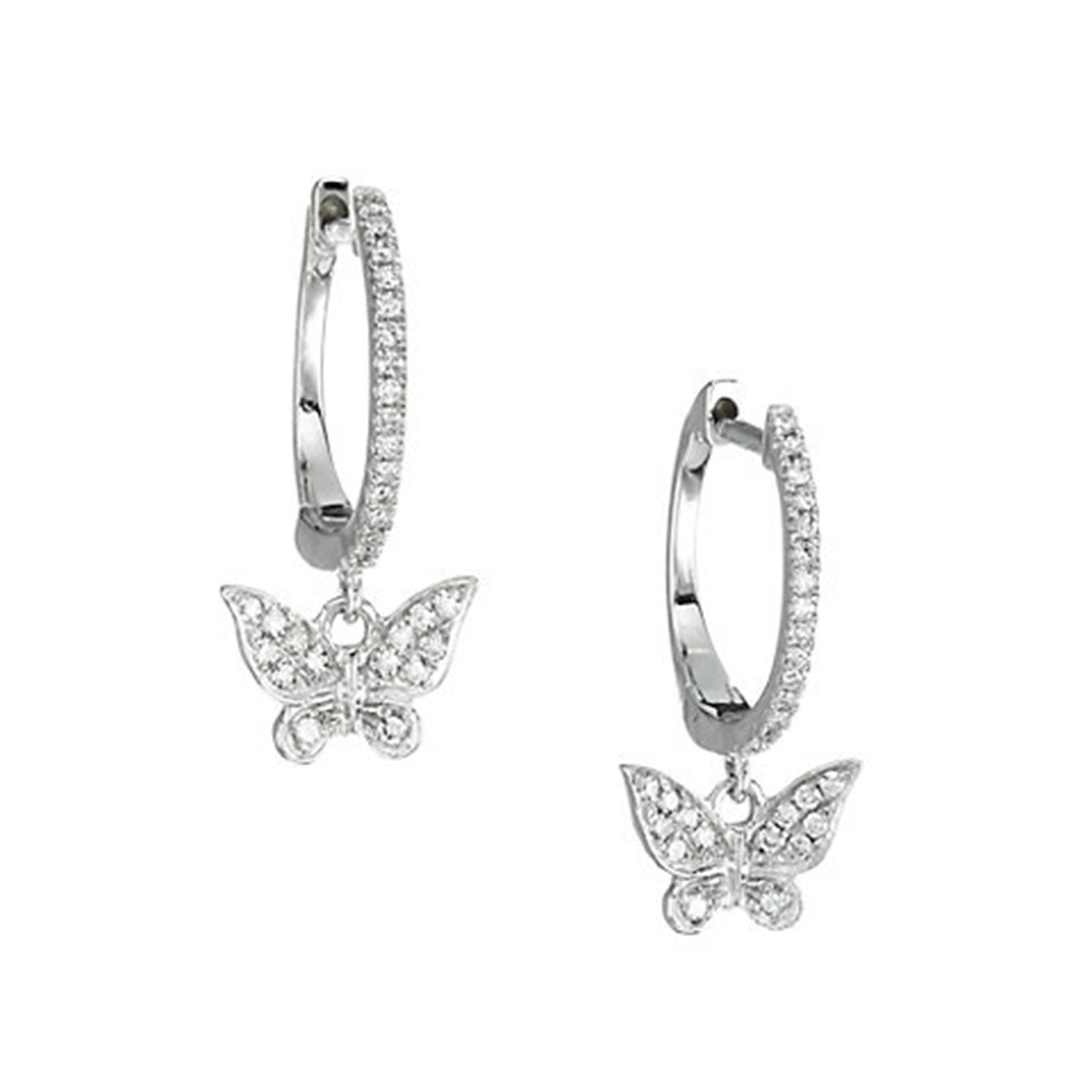Diamond Butterfly Huggies