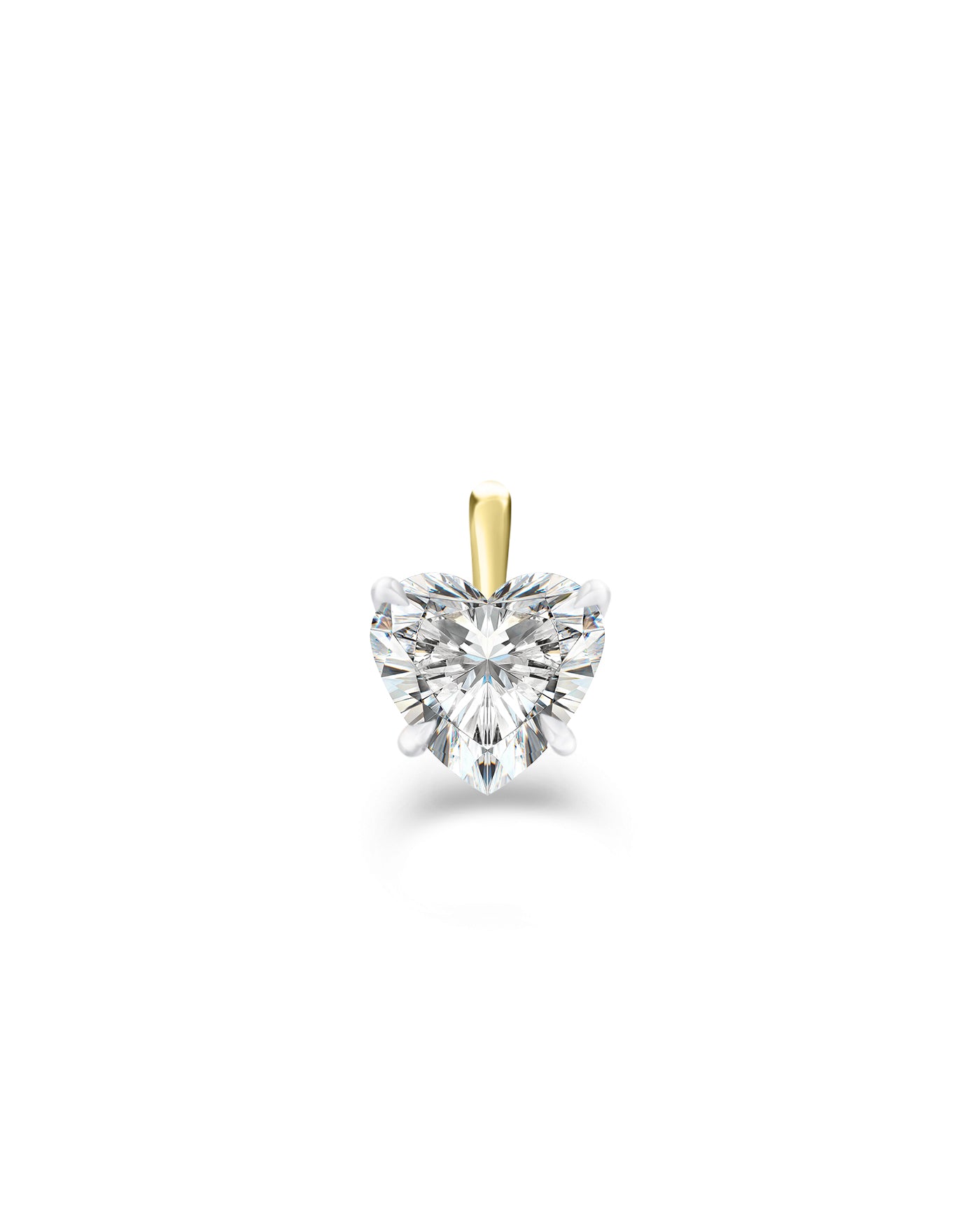 Lab Grown Heart Cut Charm – Meira T Boutique
