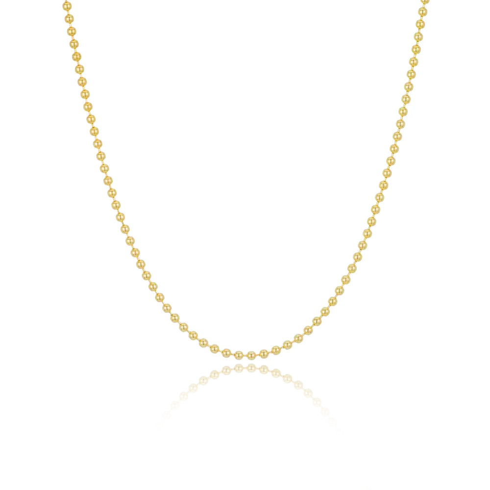 Yellow Gold Spot Chain Necklace – Meira T Boutique